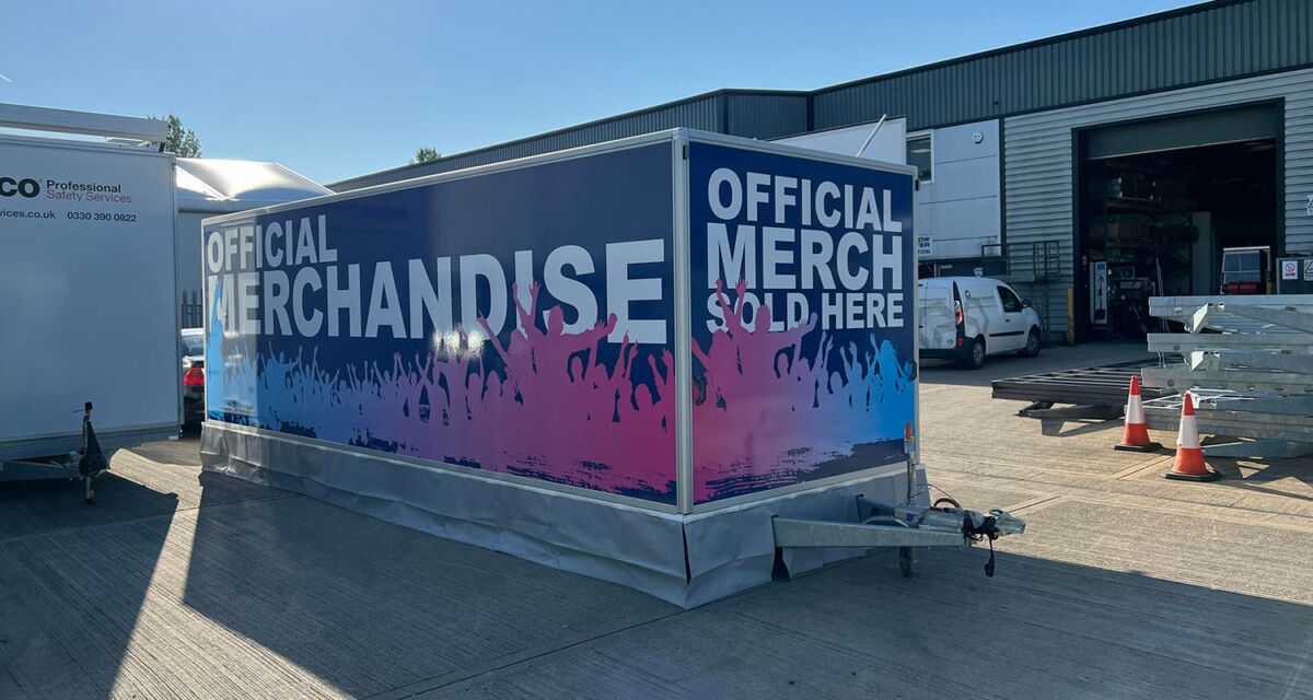 7 metre official merchandise trailer photo gallery of images
